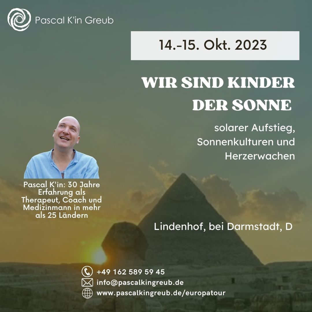 WIR SIND SONNENKINDER - Pascal K‘ in Greub